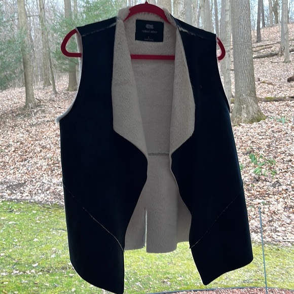 Pink Zebra | Jackets & Coats | Dark Blue And Cream Pink Zebra Vest Size ...